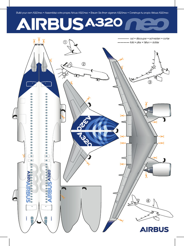 Papercraft - Build Your Own A320neo | PDF