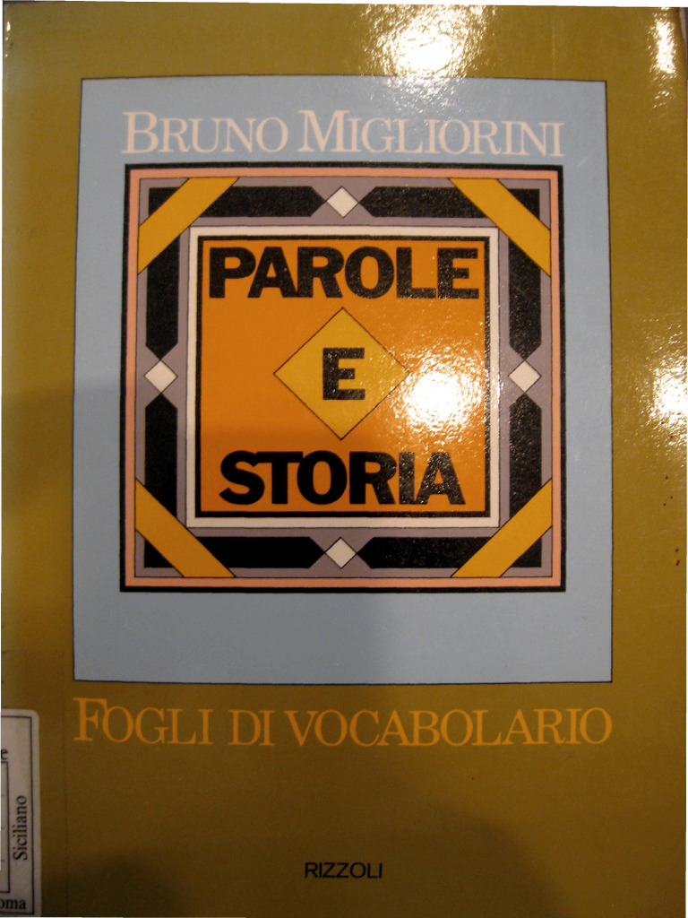(1975) Parole e Storia | PDF