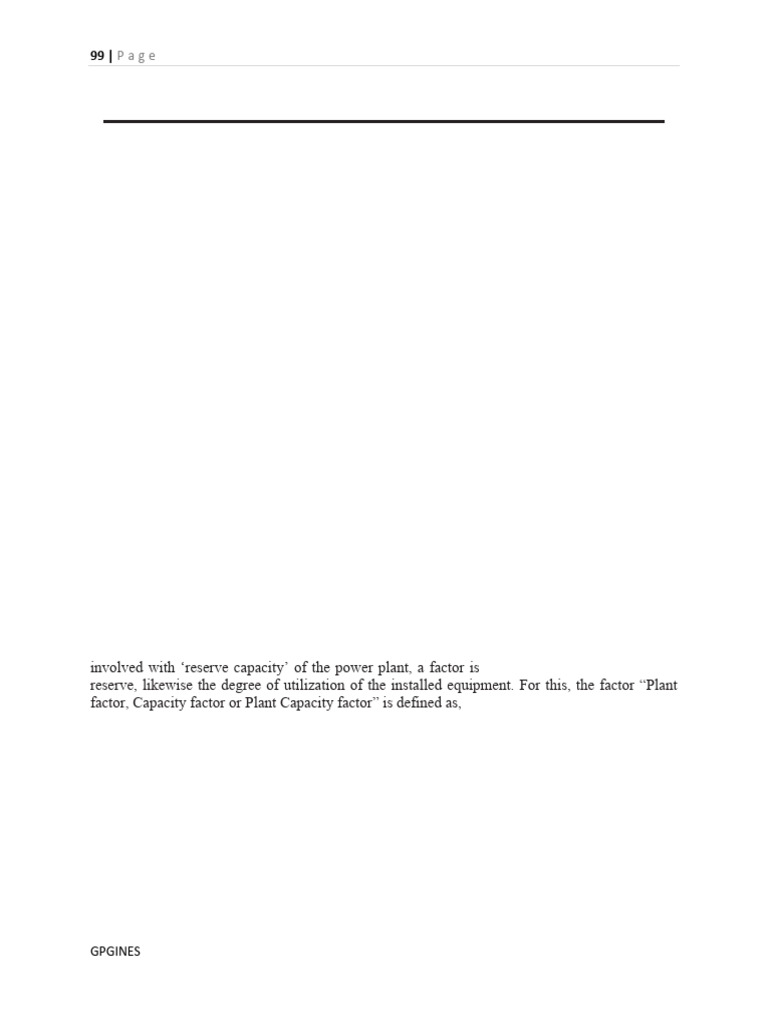 Module (Variable Load With Power Plant Economics) | PDF | Power Station | Depreciation