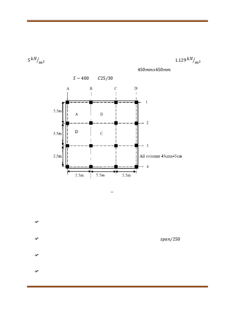 Flat Slab Design Using Direct Design Method | PDF | Beam (Structure) | Column