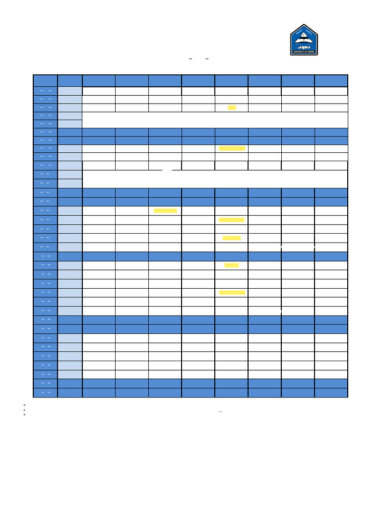 Final Exam Schedule 2024 - 2025 | PDF | Academic Term | Electrical ...
