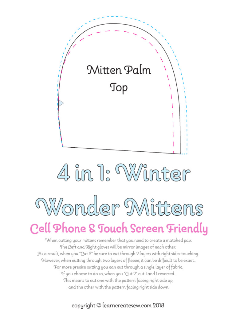 Winter Wonder Mittens Pattern | PDF