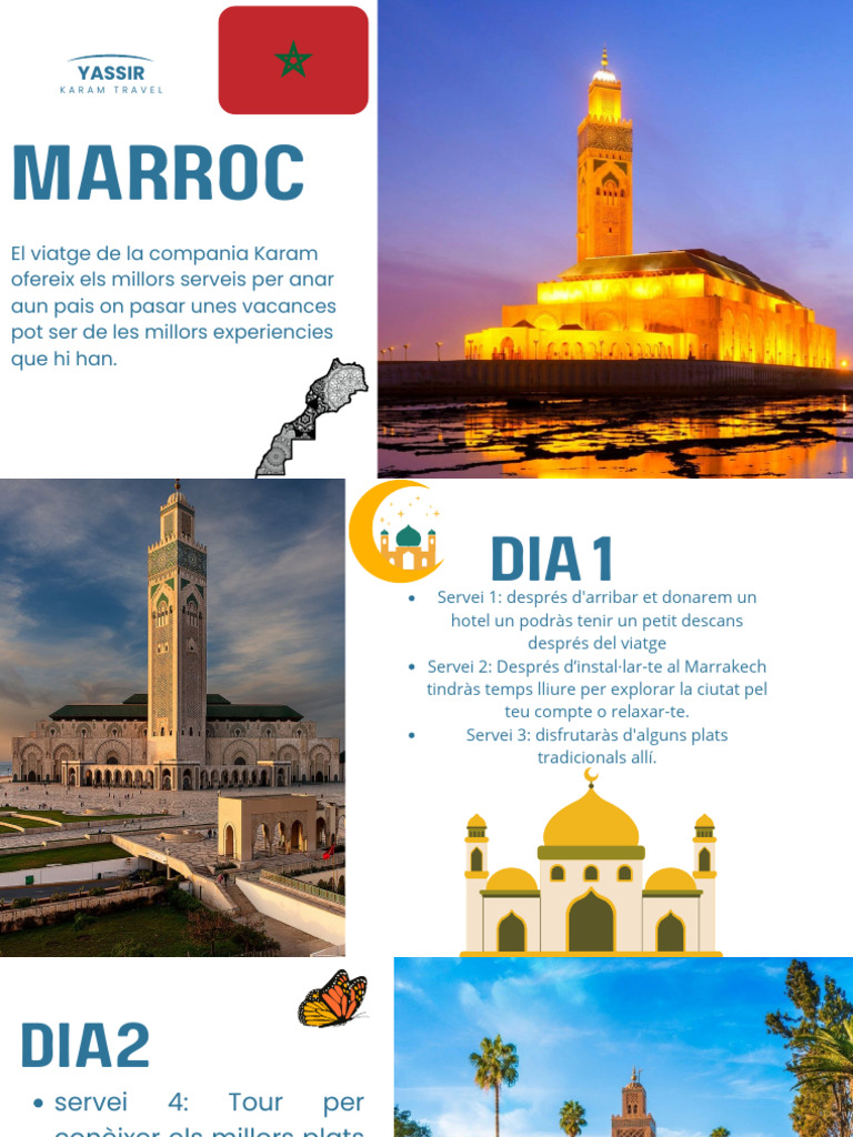 Blue and White Simple Clean Minimalist Travel Agency Presentation | PDF