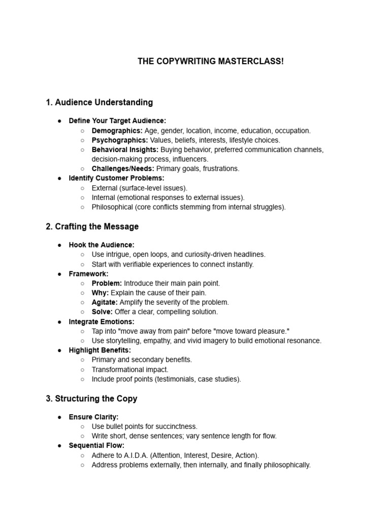 Timeless Copywriting Principles. | PDF | Copywriting | Behavior