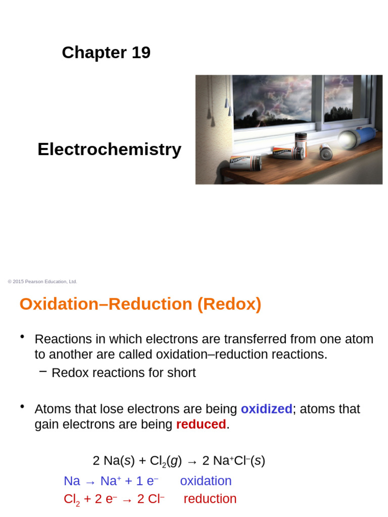 Chaprer 19 - Electrochemistry | PDF | Redox | Electrochemistry