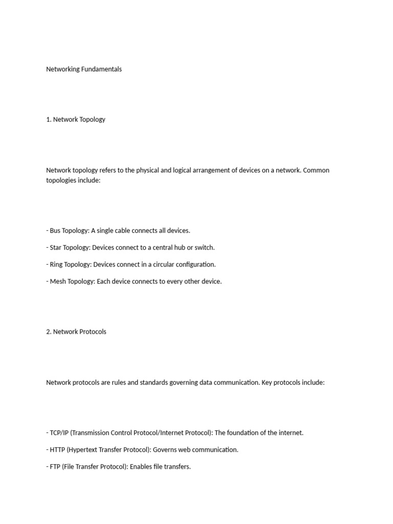 networking | PDF | Computer Network | Ip Address