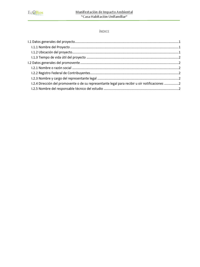 Eia Ejemplo 2 | PDF | Agua | Entorno natural
