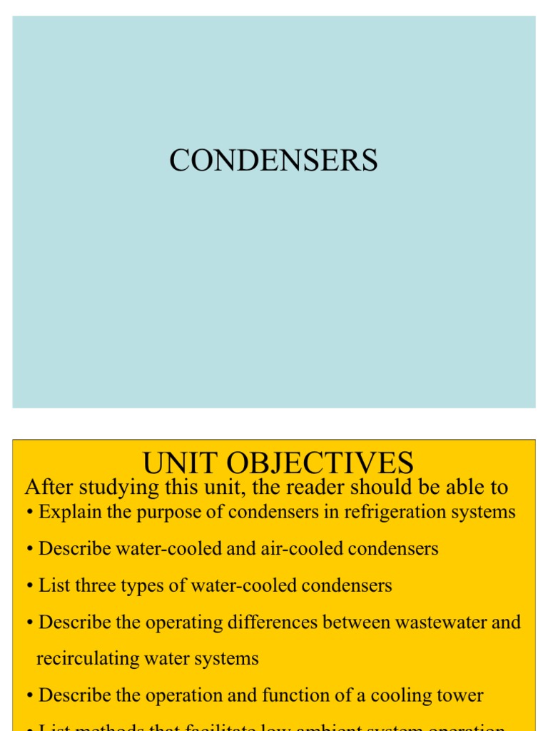 Condenser | PDF