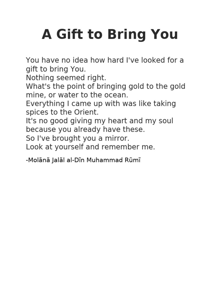 Reflective Gift for the Beloved | PDF