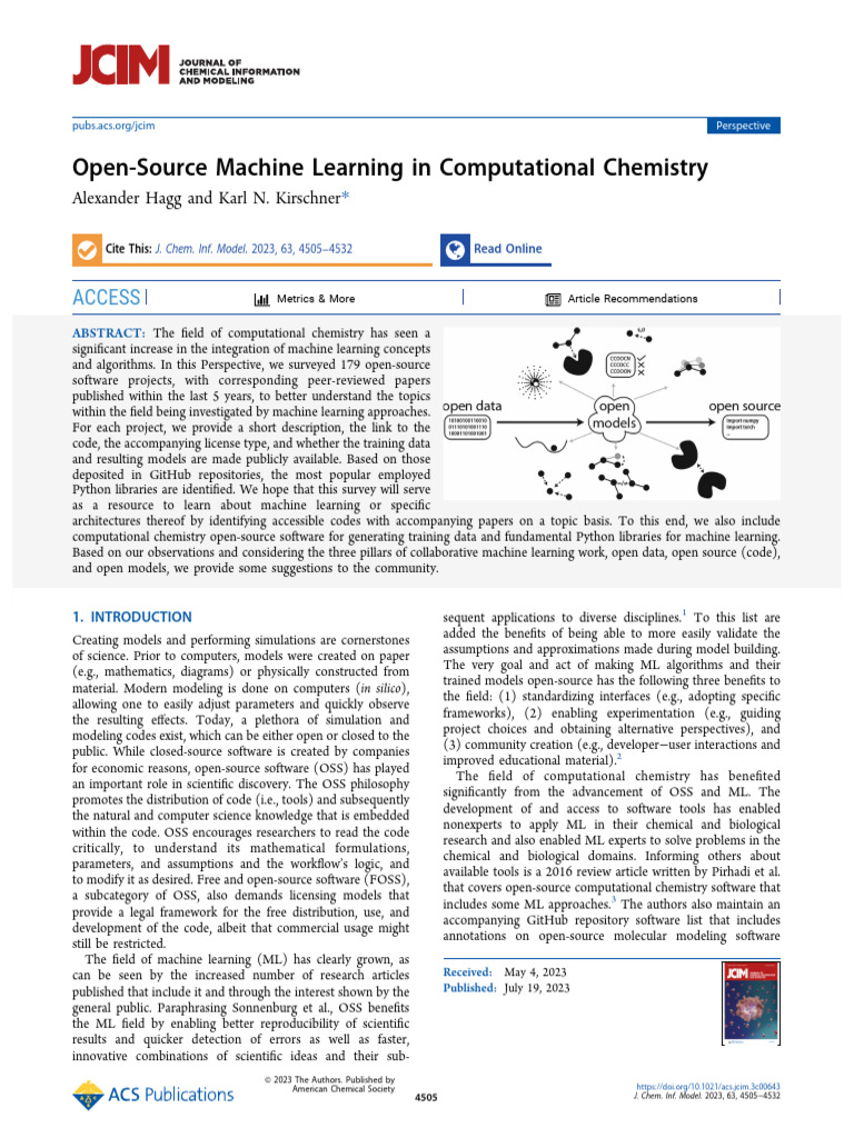 Acs Jcim 3c00643 | PDF | Machine Learning | Deep Learning