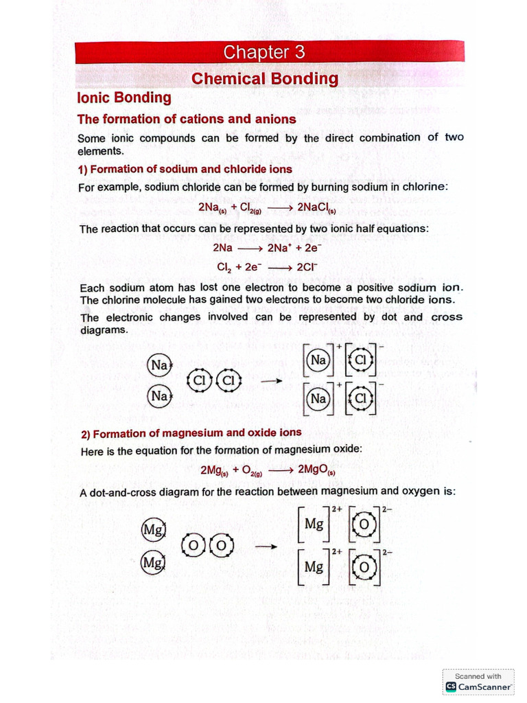 Topic.3 Chemical Bonding | PDF