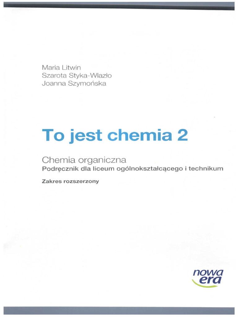 Chemia - PodreÌ¨cznik 2 | PDF