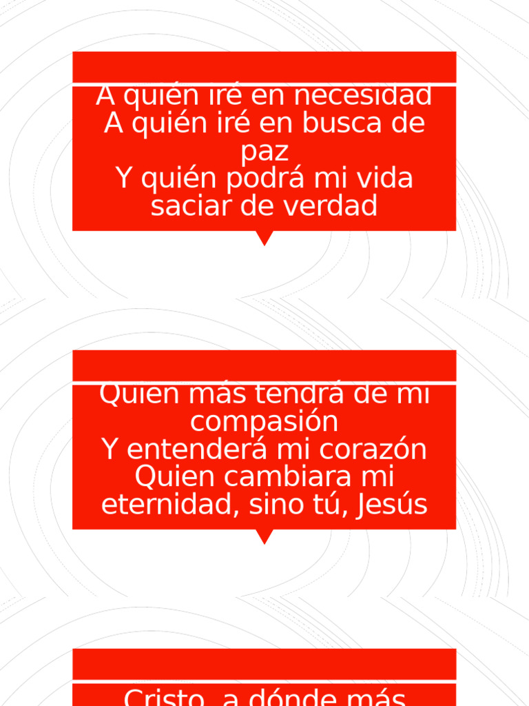 A Quien Ire | PDF