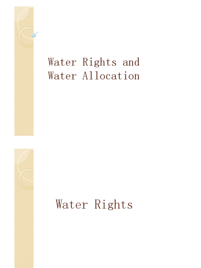 WATERRIGHTS2023 Enhanced | PDF | Water | Water Right