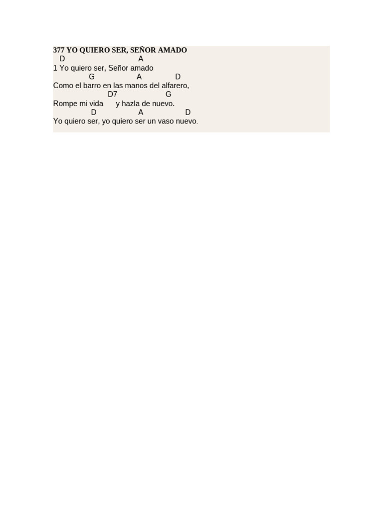 Yo Quiero Ser | PDF