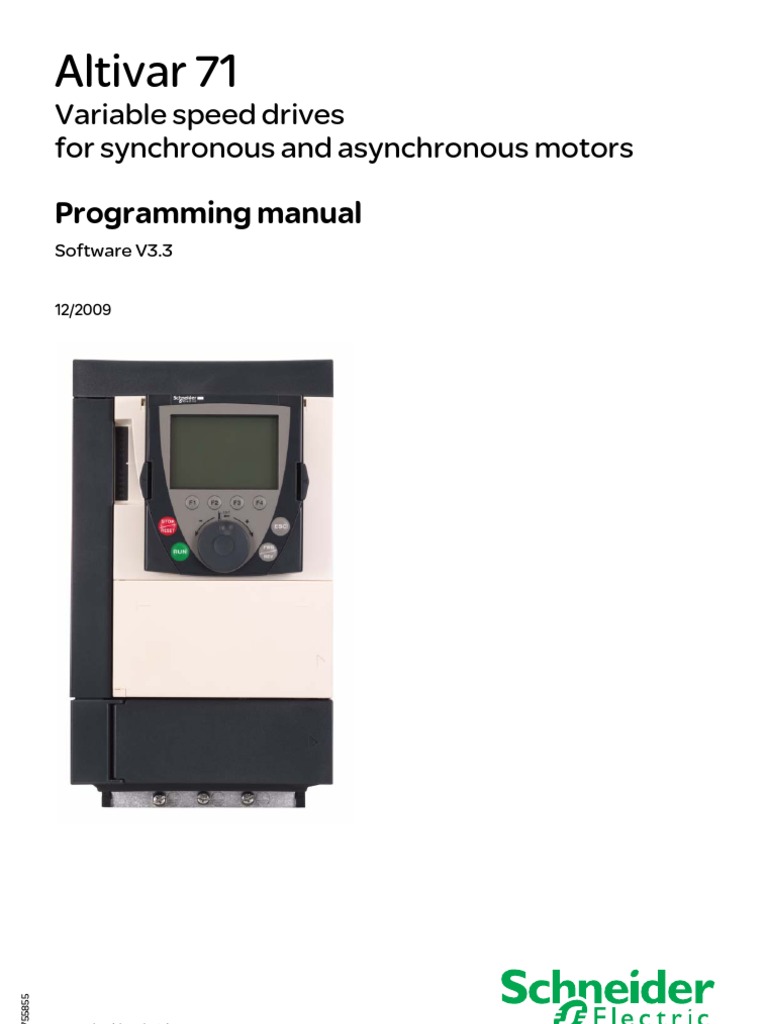 ATV71 Programing Manual 2009 | PDF | Parameter (Computer Programming ...
