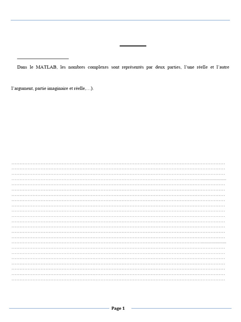 TP - 03 - Nombre Complexe | PDF
