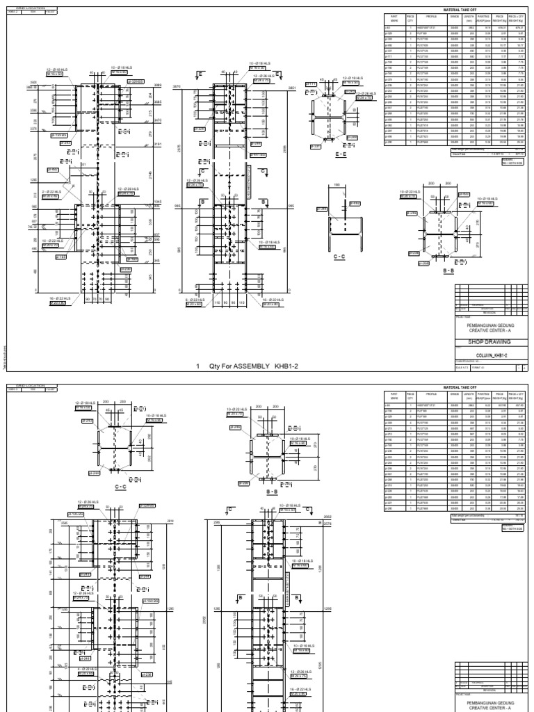 Assy Column | PDF | Technical Drawing | Drawing