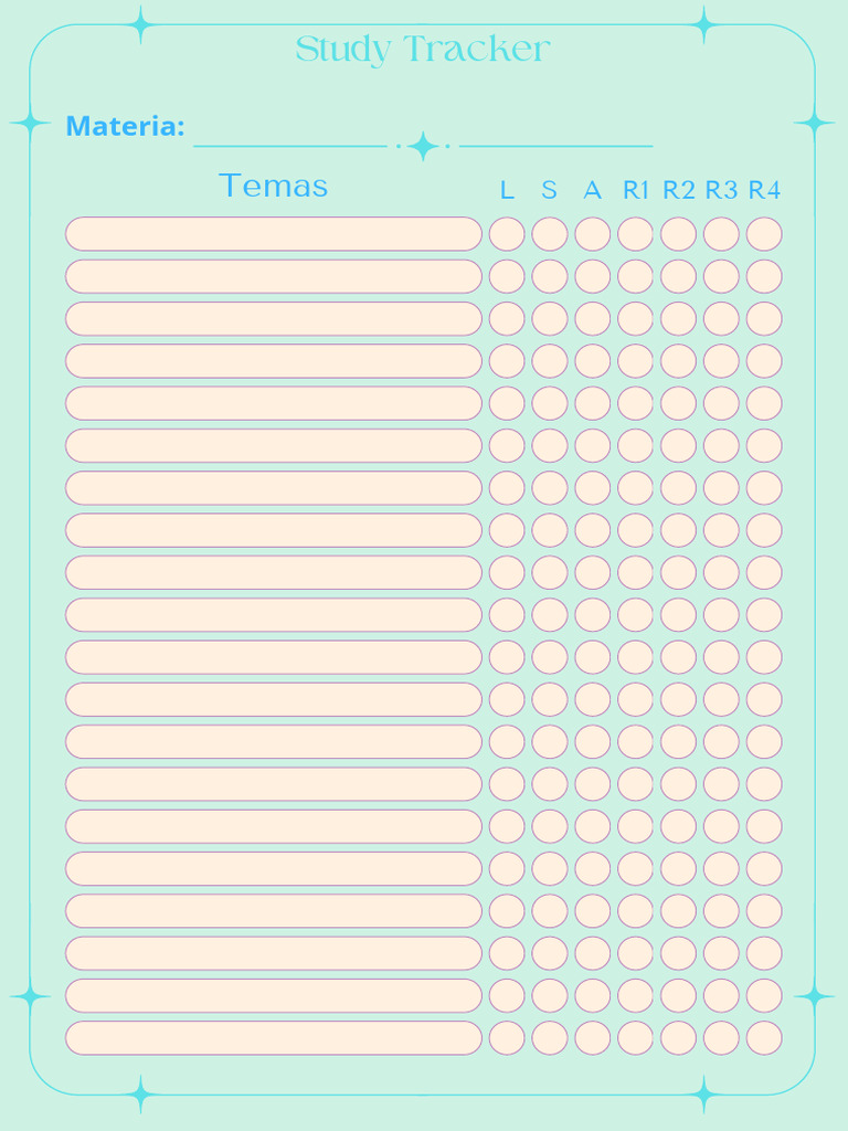 Study Tracker | PDF