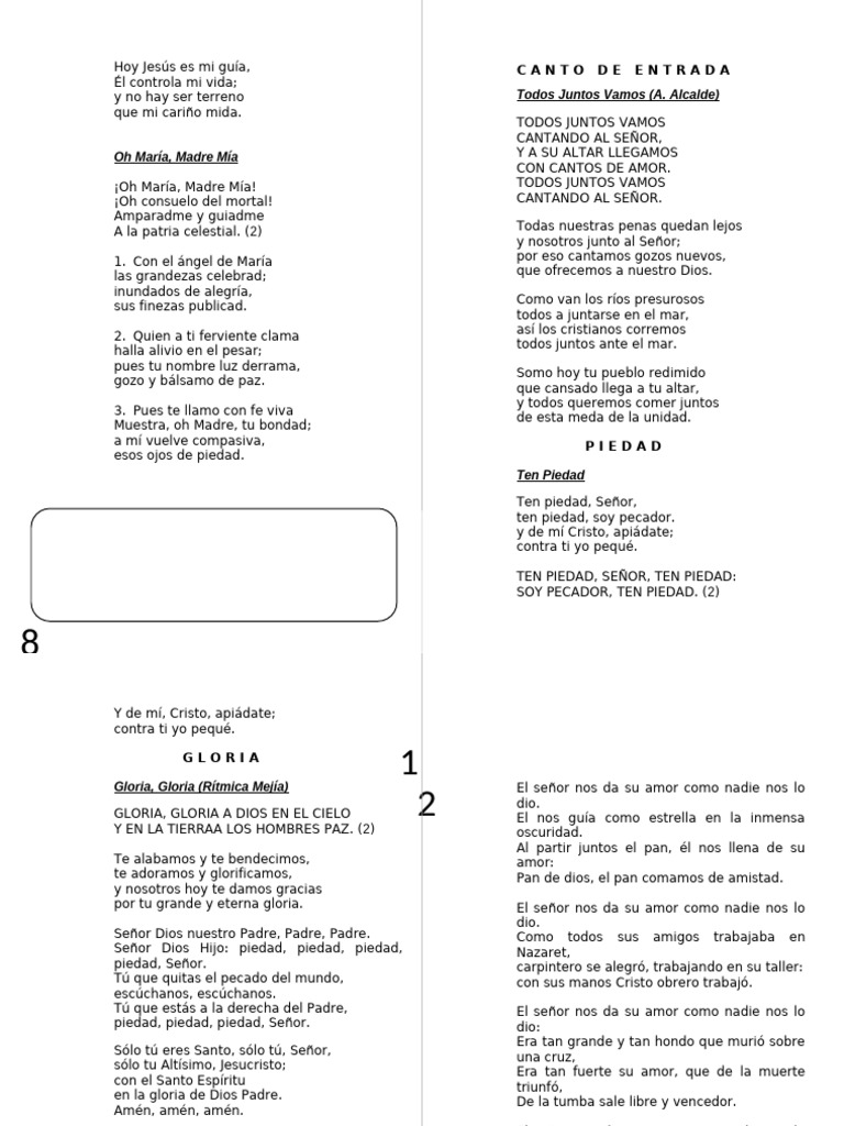 Cantos 3 | PDF | eucaristía | orador del Señor