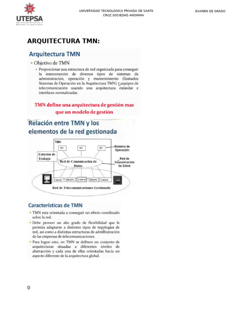ARQUITECTURA TMN - OSI | PDF