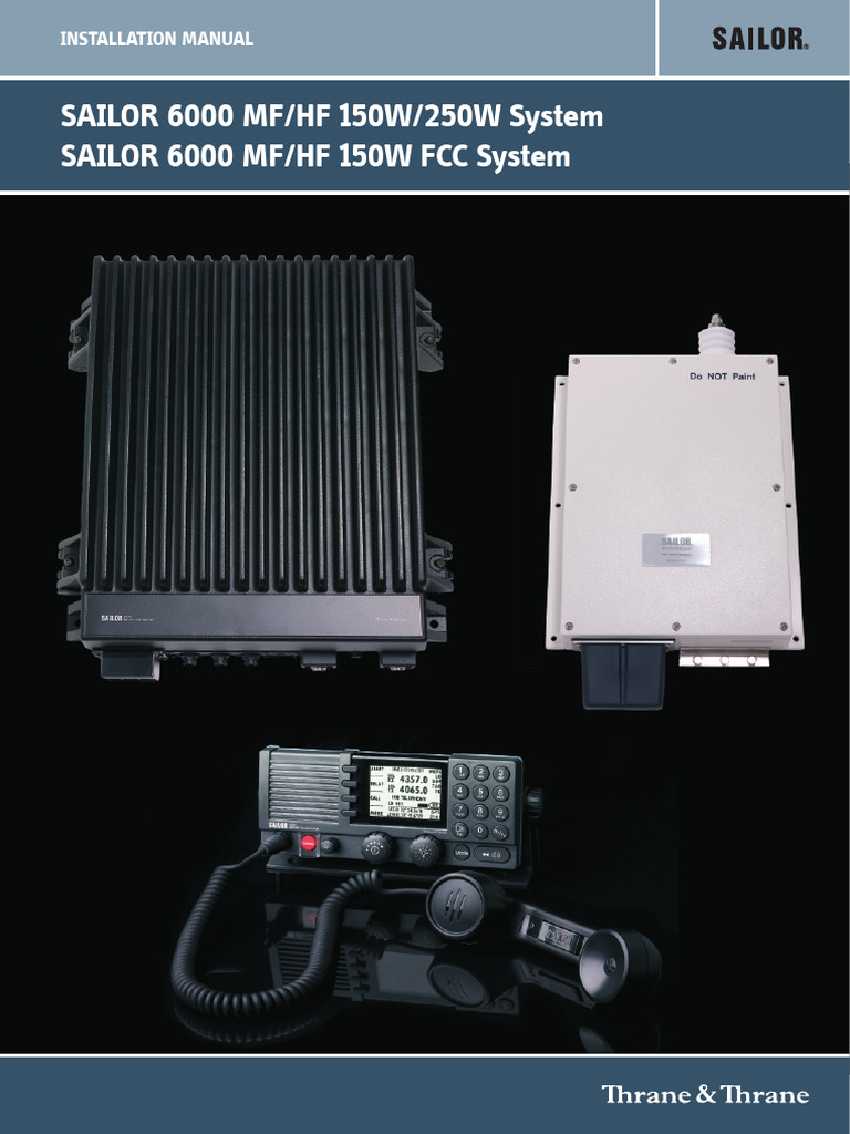 Sailor 6000 MF-HF 150-250W System (Installation Manual) 2 | PDF ...