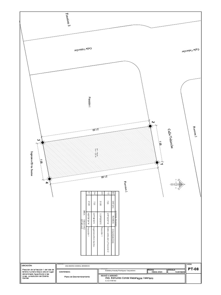 Planos de Desmembramiento VP-05 | PDF