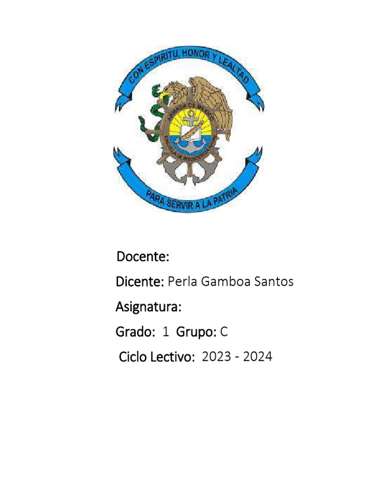 Proyecto Ingles Perla Gamboa 1° C | PDF
