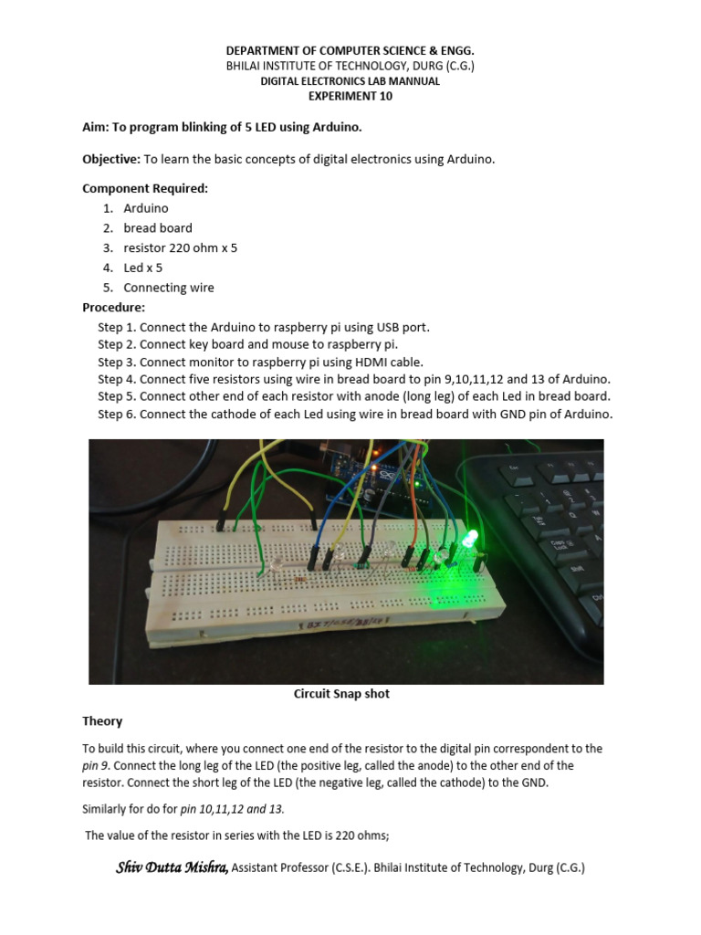LED Blinking | PDF