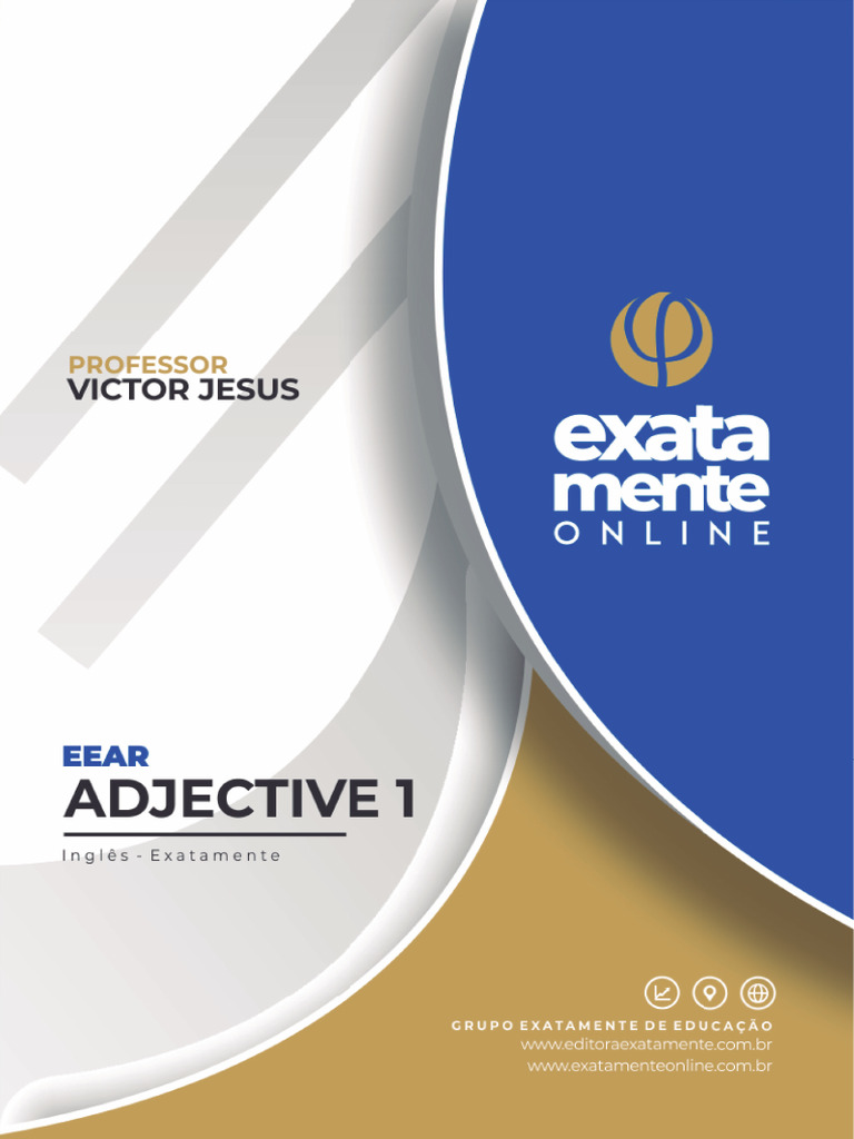 2020 EEAR Adjective1 Ingles | PDF | Adjective | Adverb