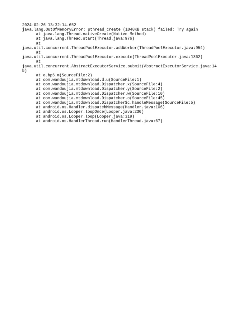 Last Crash Log | PDF