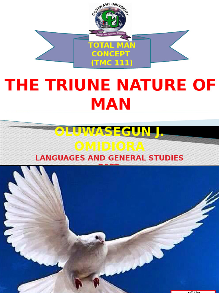 The Triune Nature of Man - Tmc - November 2024 | PDF | Trinity | Soul