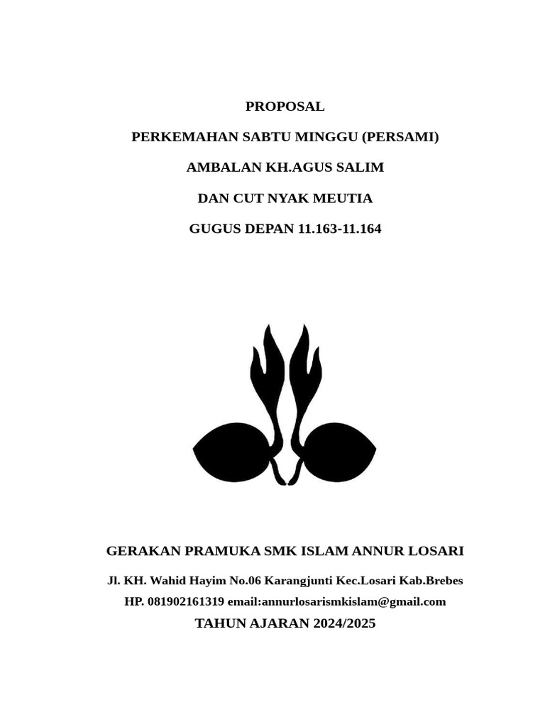 Proposal Kegiatan Persami | PDF