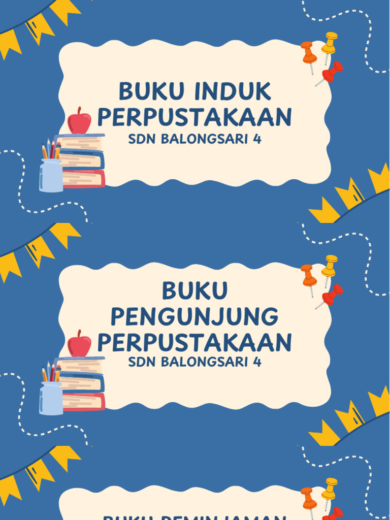 Biru Ilustrasi Kartu Tanda Pengenal Lucu Name Tag | PDF