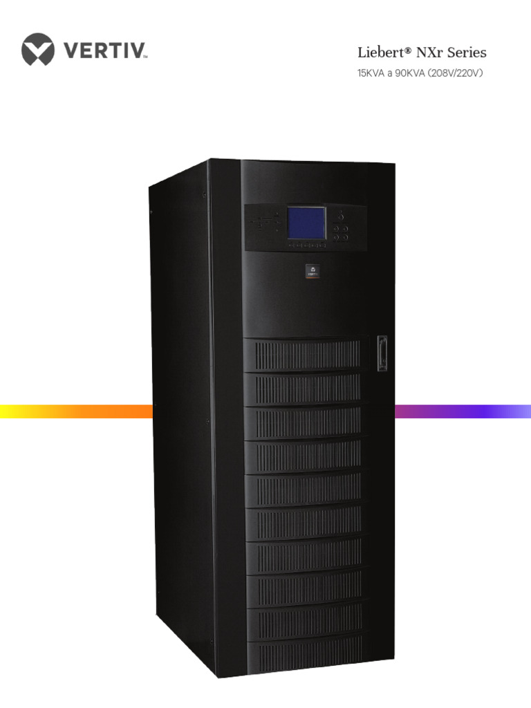 Ups Liebert NXR 15 90kva 208220v Brochure | PDF | Ingenieria Eléctrica ...