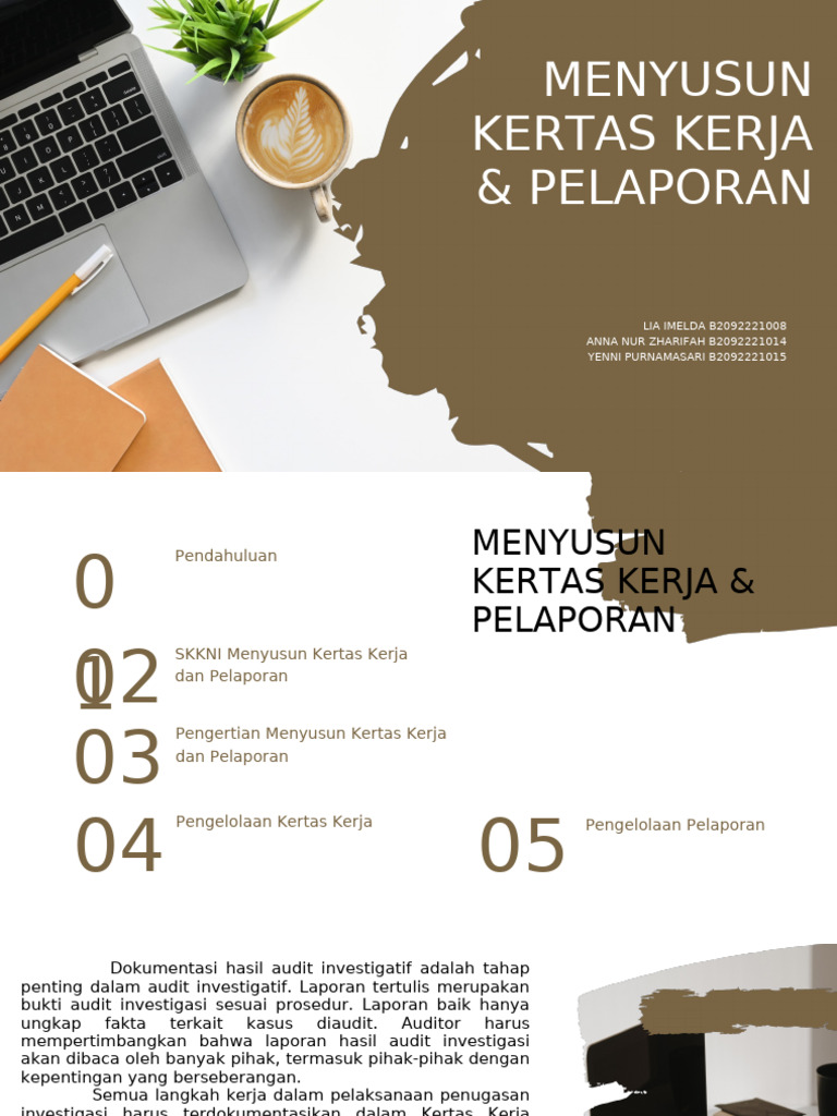 Panduan Menyusun Kertas Kerja Audit | PDF