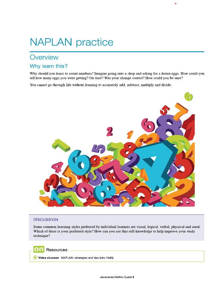 Naplan Practise Year 9 | PDF