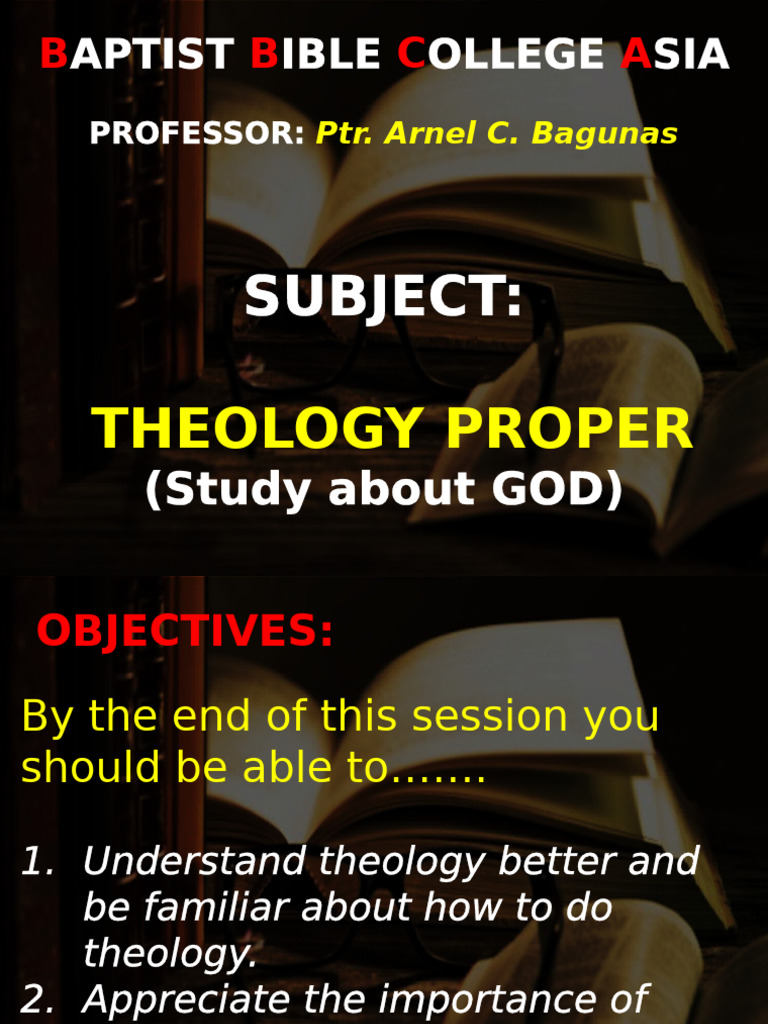 Bbca Theo Proper Lesson 4 | PDF | Religious Belief And Doctrine | Theology