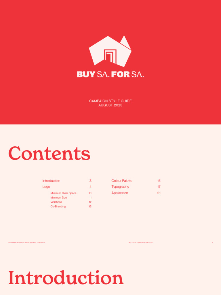 BUY SA FOR SA - Campaign Style Guide | PDF | Typography | Helvetica