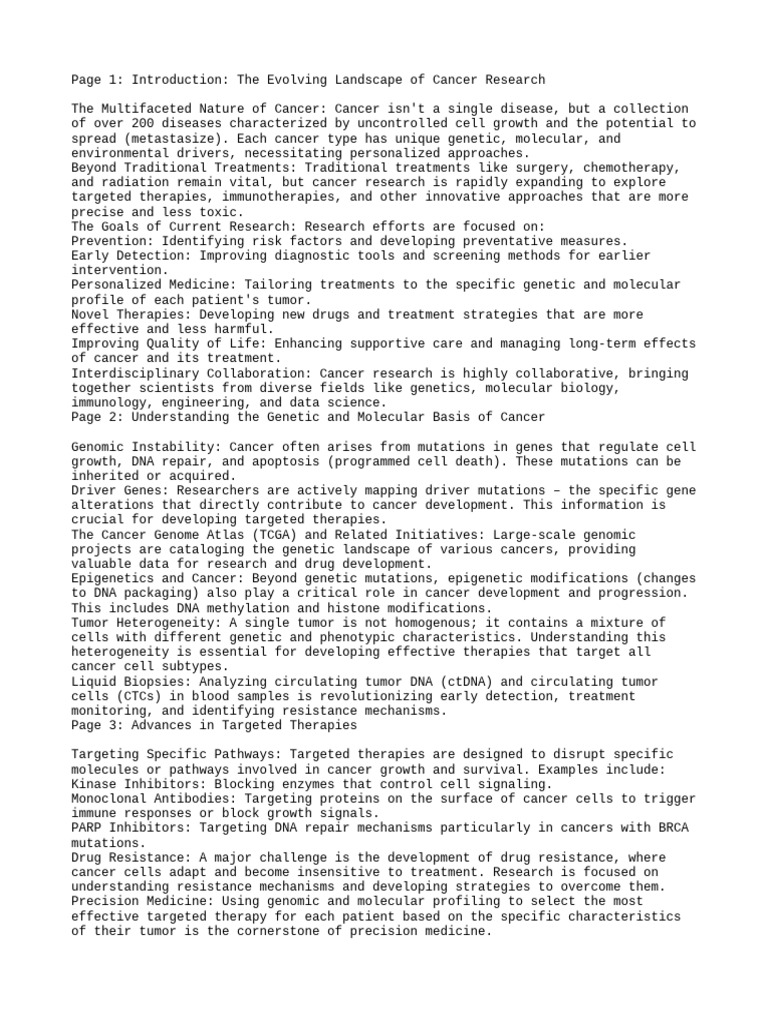 cancer_paper | PDF | Cancer | Metastasis