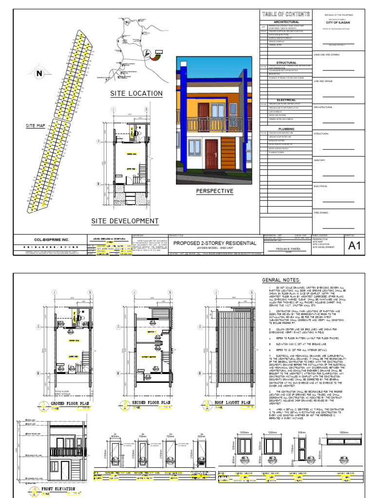 Jayden Complete Plan A3 End 25-71 Froilan B.pariña Complete | PDF | Civil Engineering | Real Estate