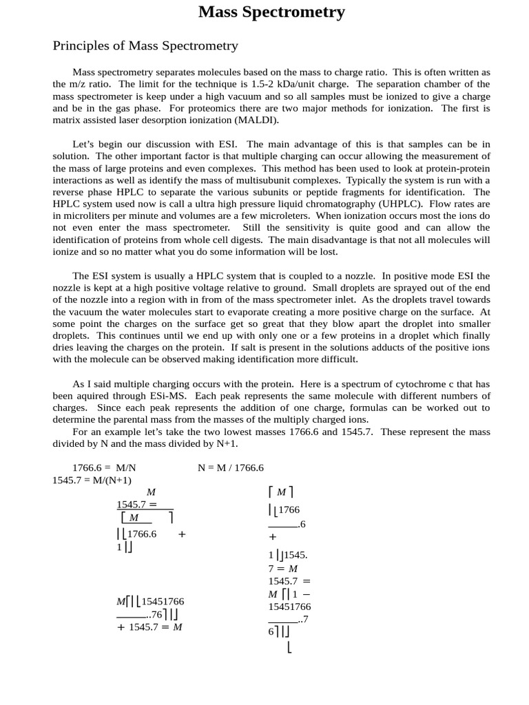 Instrumentation Full | PDF | Mass Spectrometry | Nuclear Magnetic Resonance