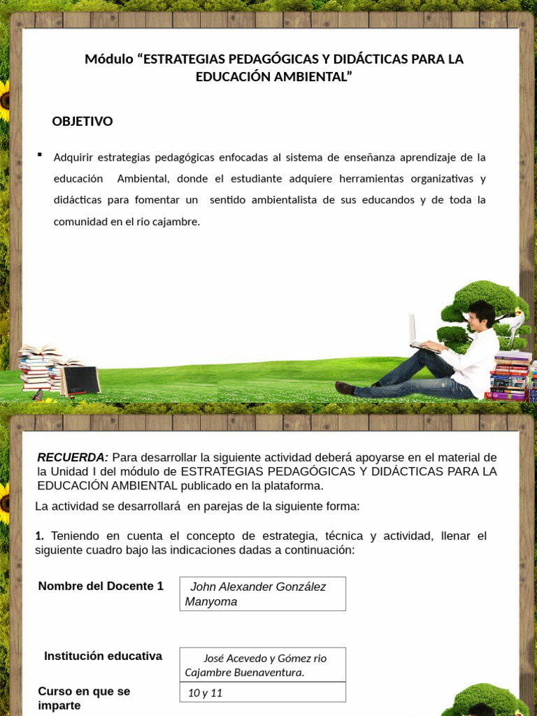 Actividad 1 Estrategias Pedagogicas Alex Diapostivas para Subir A La ...