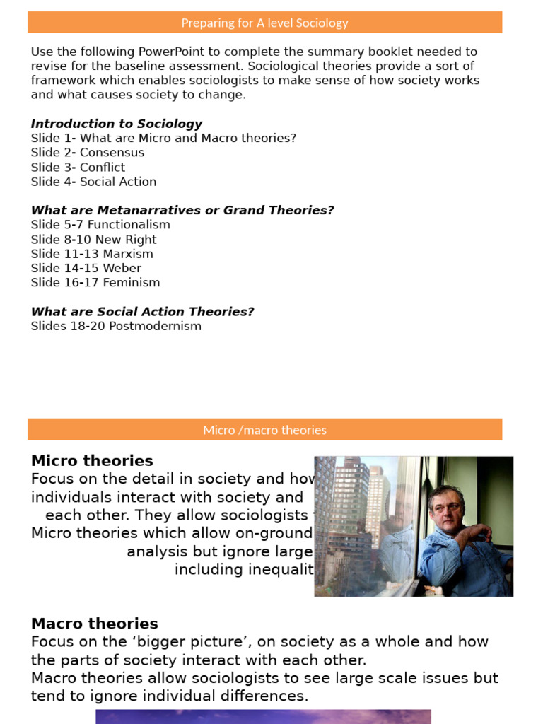A Level Sociology Bridging Work | PDF | Sociology | Society