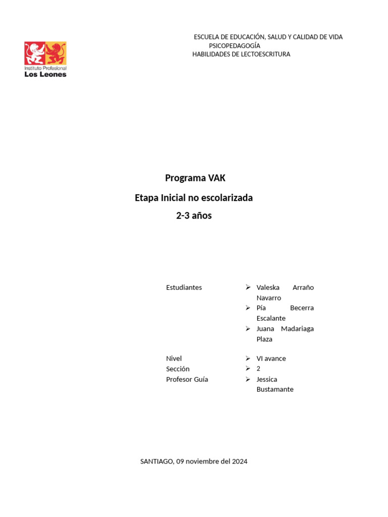 Estrategia Aprendizaje Modelo Vak | PDF | Aprendizaje | Ciencia cognitiva