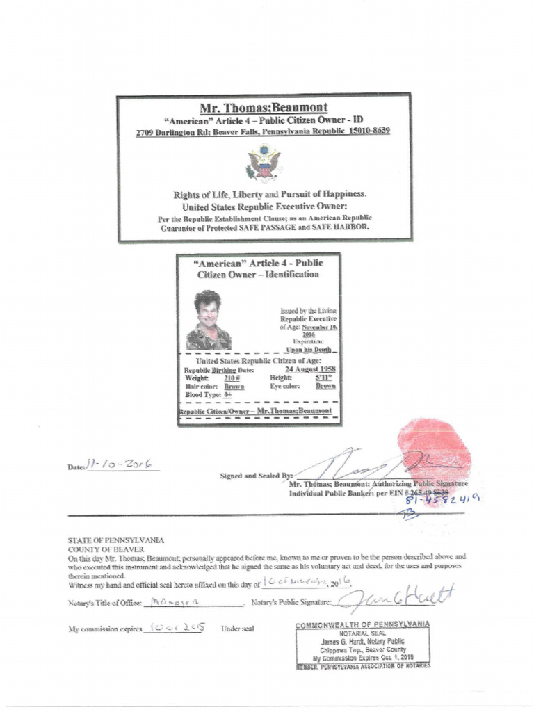 Article 4 Public Citizen Id | PDF