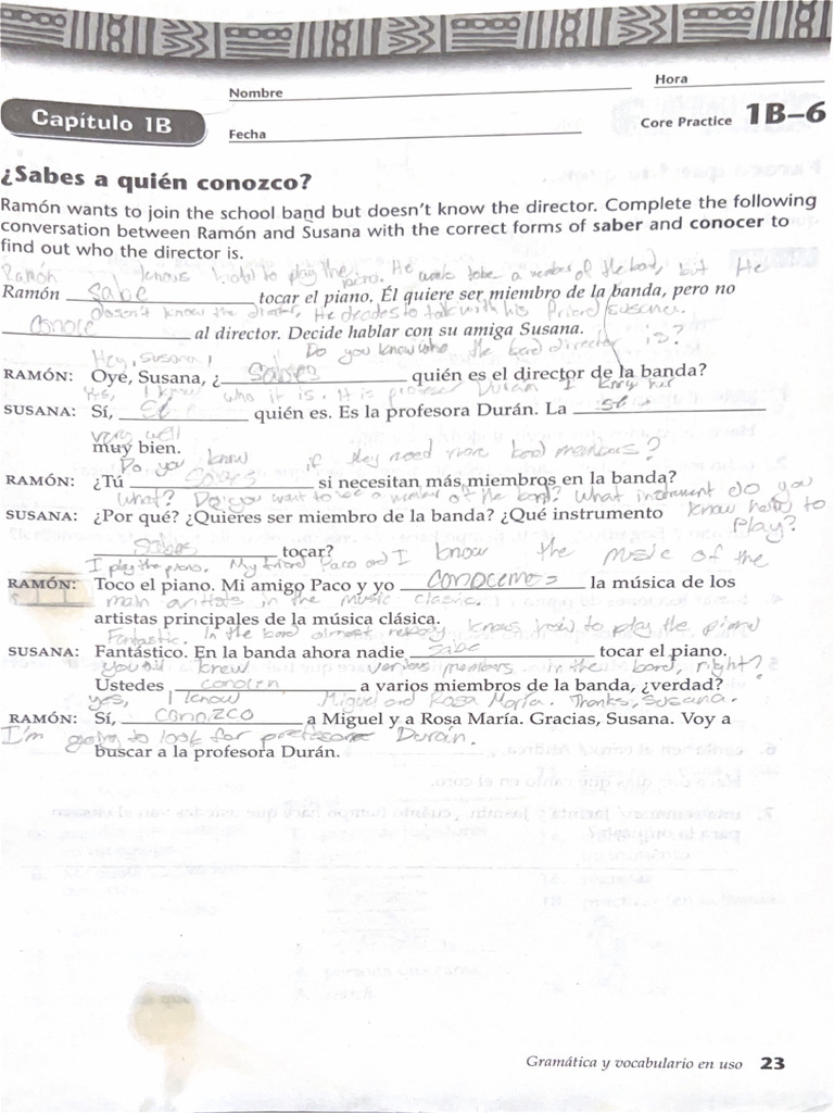 Core Practice Page 23 | PDF