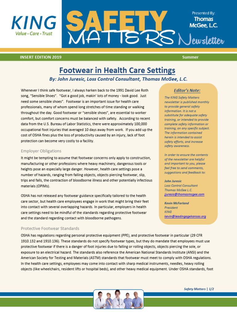 Safety Matters Summer 2019 | PDF | Personal Protective Equipment ...