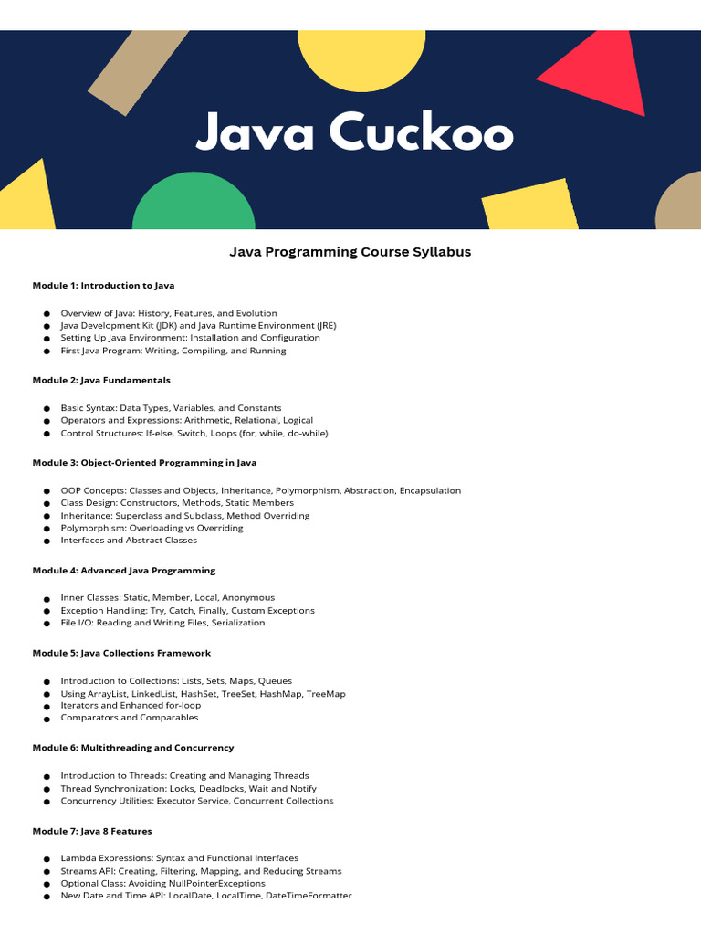 Java Cuckoo 2nd | PDF | Method (Computer Programming) | Java ... Java Cuckoo 2nd | PDF | Method (Computer Programming) | Java ...