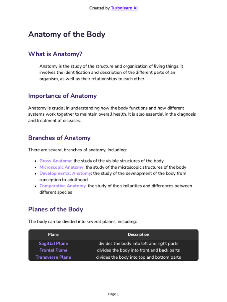 Anatomy of The Body | PDF | Vertebral Column | Vertebra